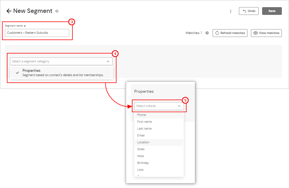 Creating Audience Segments – Sinch MessageMedia