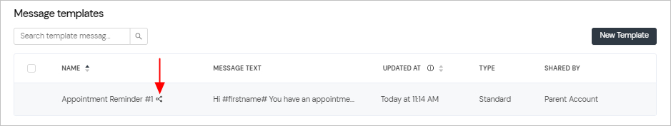 Sharing Templates – Sinch MessageMedia