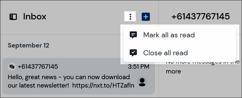 Inbox – Sinch MessageMedia