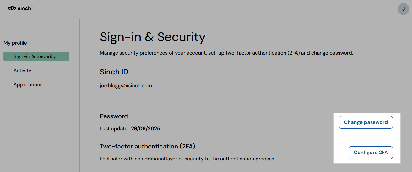 Sinch ID Single Sign-On – Sinch MessageMedia