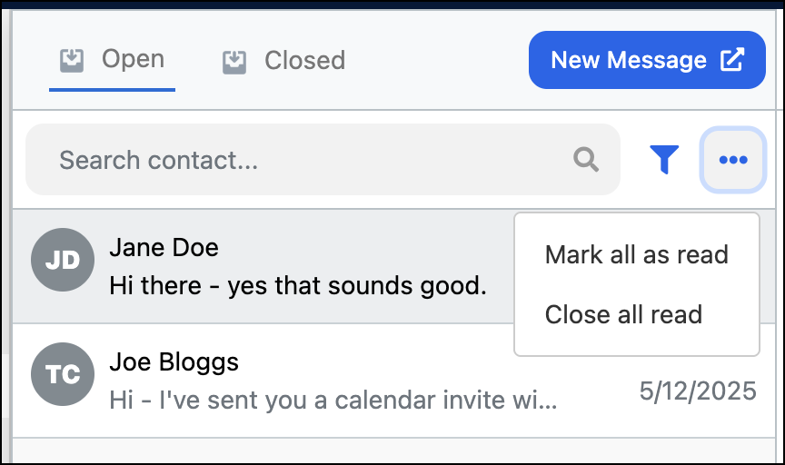Dynamics | Use the Conversations inbox – Sinch MessageMedia