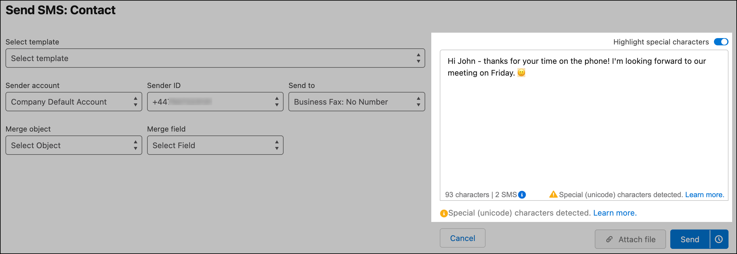 Salesforce | Key information and considerations – Sinch MessageMedia