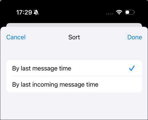 Mobile app | Filter the inbox – Sinch MessageMedia